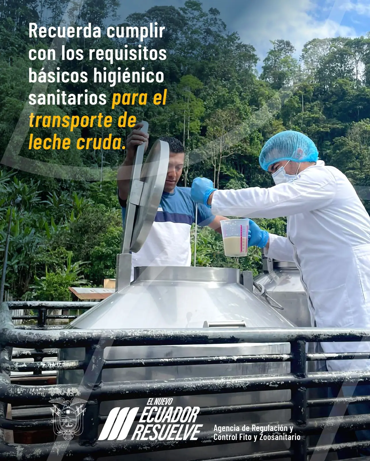 Requisitos para el transporte de leche cruda - Lacteos Franz