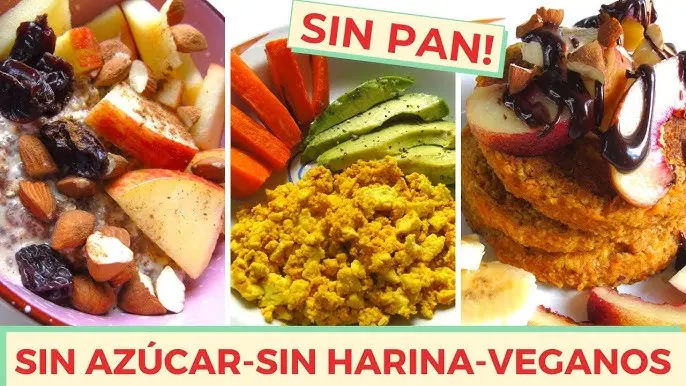 Ejemplos de menú sin harinas ni azúcares ni lácteos - Lacteos Franz